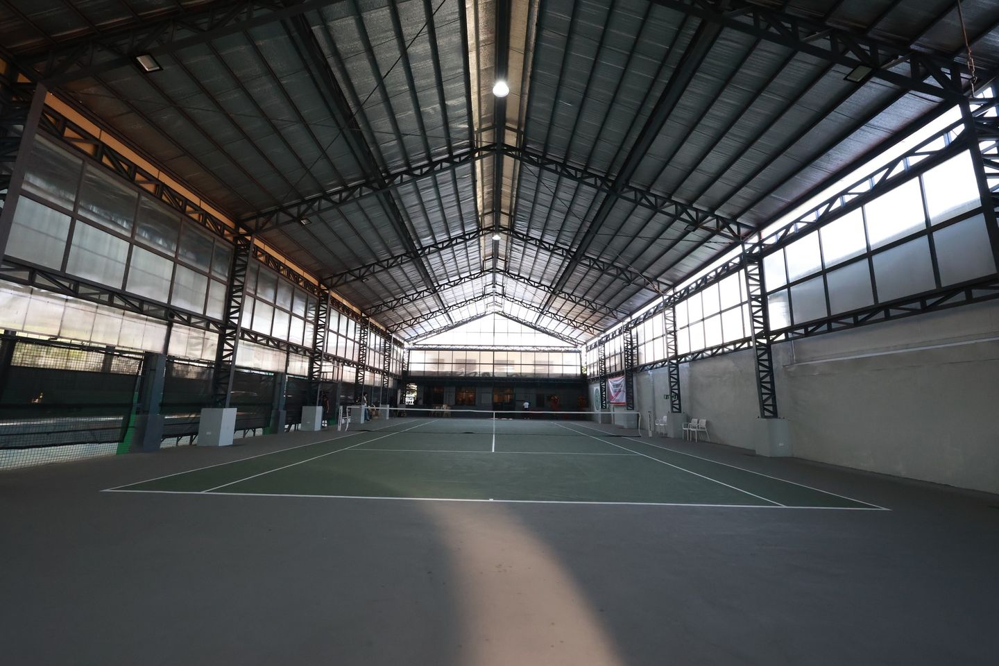 Inauguration of a new Covered Tennis Court in GSIS Subdivision ...